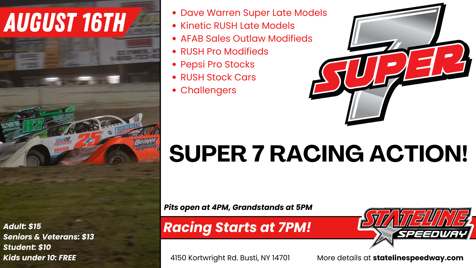 Stateline Speedway - Busti, NY