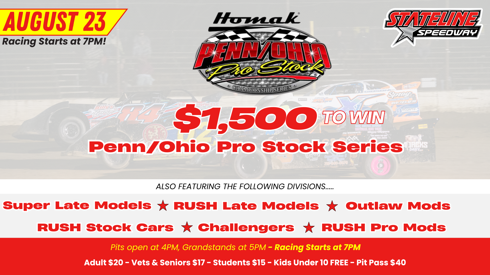 Stateline Speedway - Busti, NY Race Results