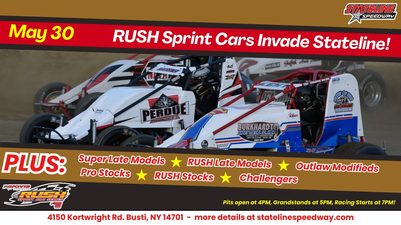 Stateline Speedway - Busti, NY - Schedule