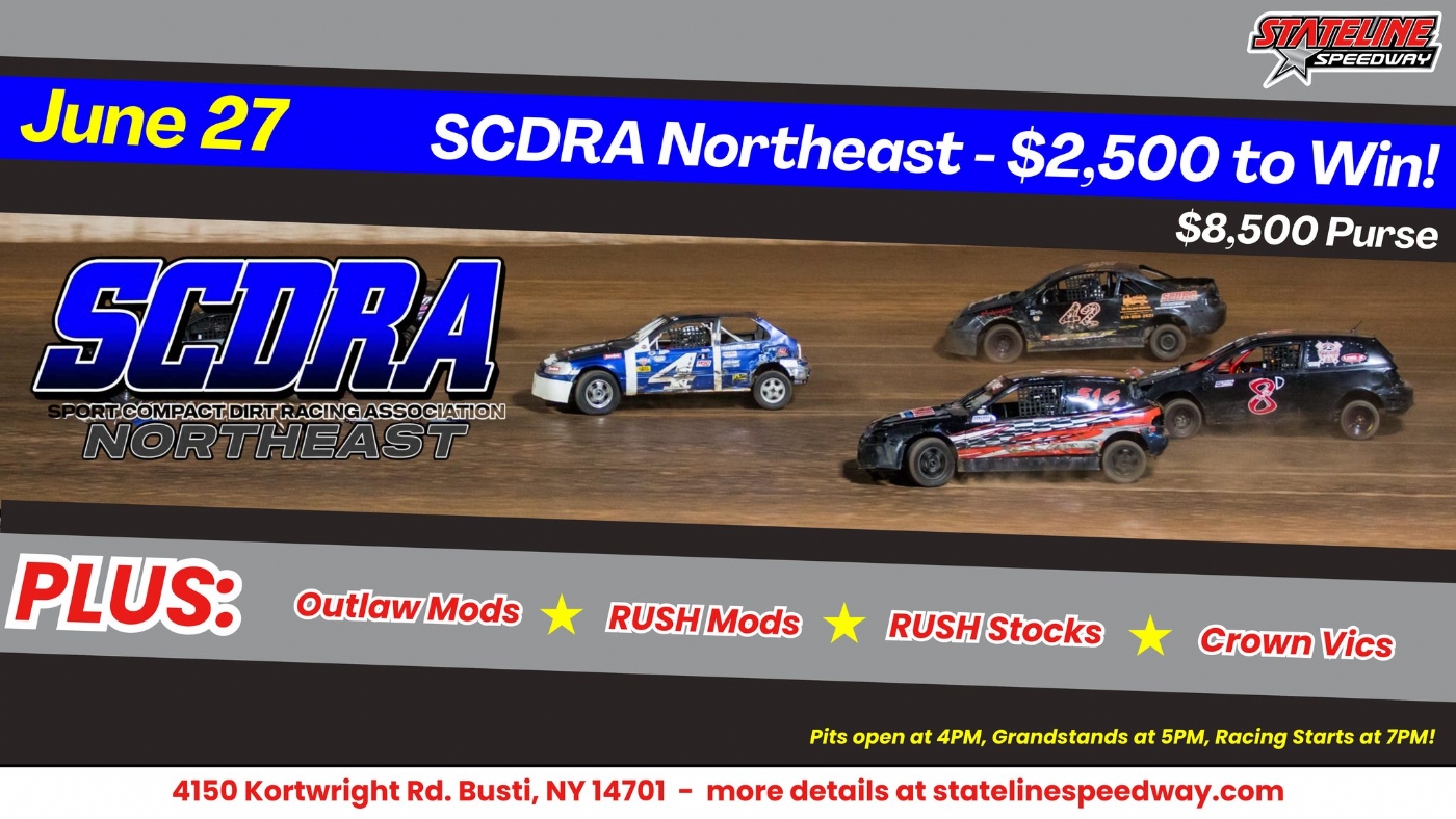 Stateline Speedway - Busti, NY - Schedule
