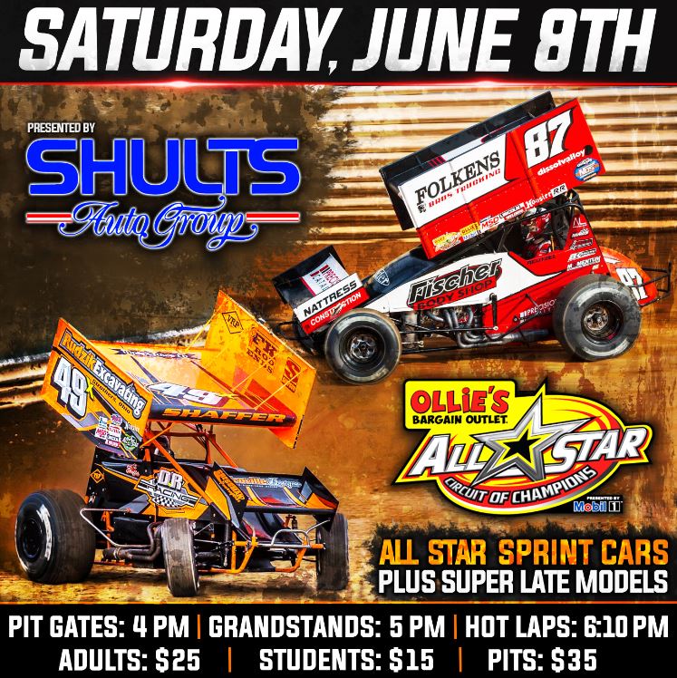 Stateline Speedway - Busti, NY - Shults Auto Group Presents Tony ...